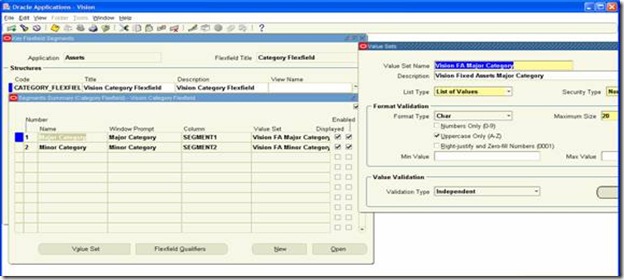 Oracle Applications: End to end configuration of Oracle Fixed Assets module